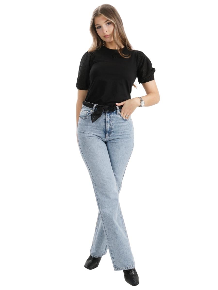 Nikkie By Nikkie Plessen NIKKIE T-SHIRT Modern Sleeve Black - €33.50