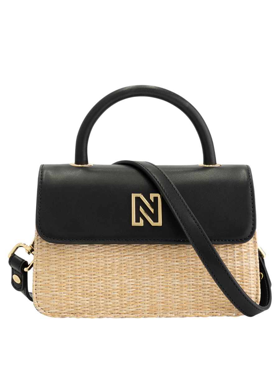 Nikkie By Nikkie Plessen NIKKIE TAS Raffia Black - €125.00